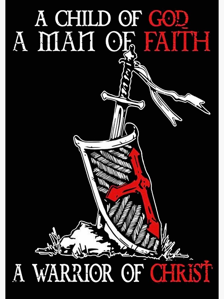 "Warrior of God" Poster for Sale by KTUK | Redbubble