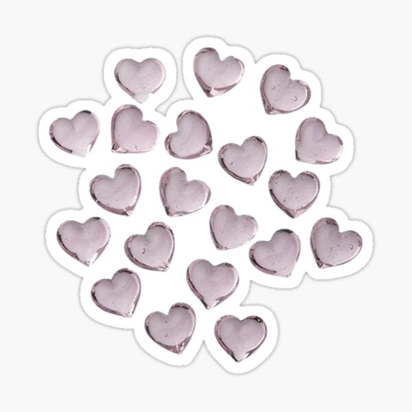 "hearts filler sticker " Sticker by ninafromtwitter | Redbubble