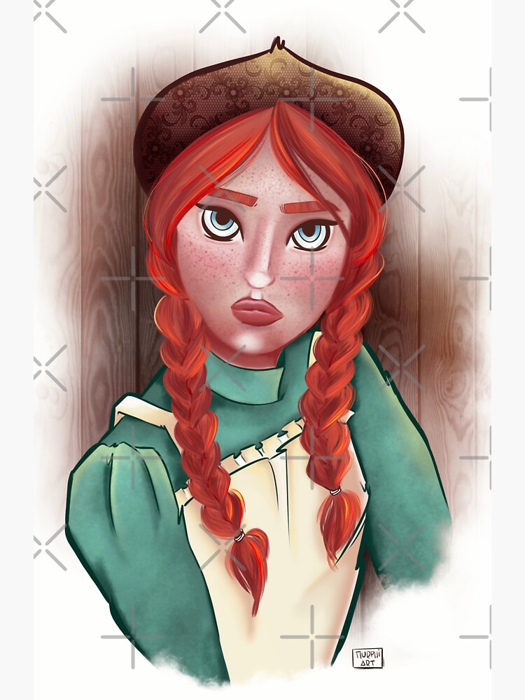 "Ginger Anne" Sticker for Sale by murphy3art | Redbubble