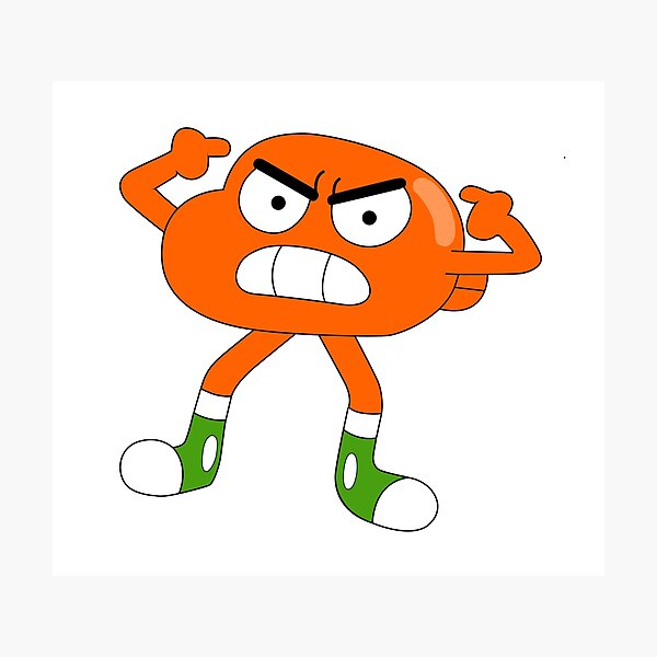 " Darwin Watterson The amazing world of Gumball" Photographic Print for ...