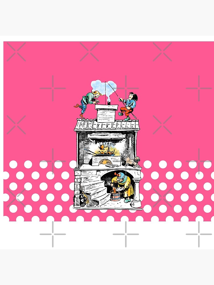 " how they mischievously stand on the roof of the widow Bolte and steal ...