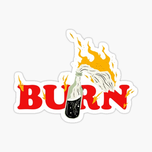 "Cocktail Molotov " Sticker for Sale by tambustore | Redbubble
