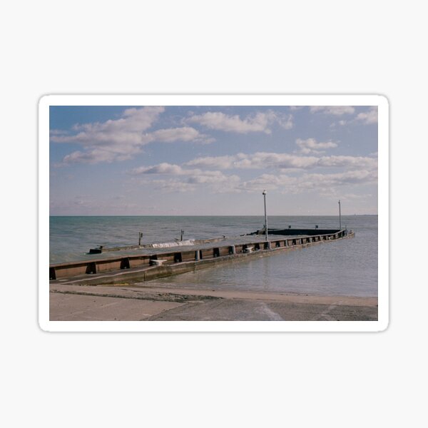 "Lake Pier" Sticker for Sale by chucksphotos | Redbubble