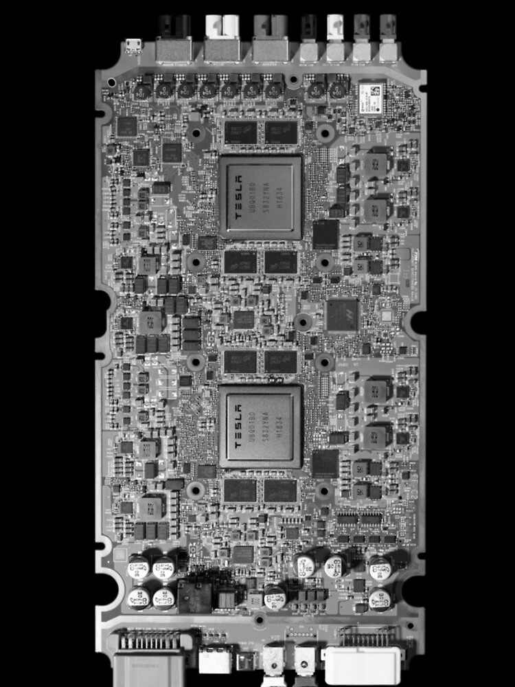 "Tesla self-driving computer" iPhone Case for Sale by MudlarkK | Redbubble