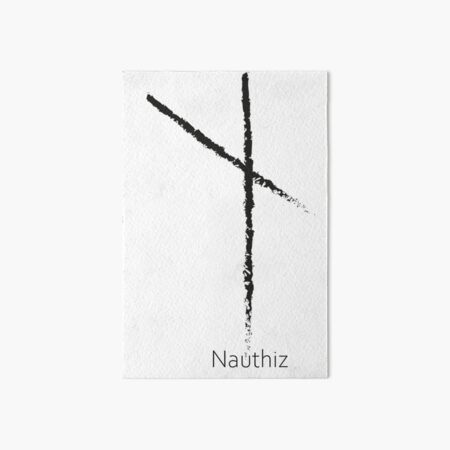 "Rune Nauthiz" Art Board Print by PABDesign | Redbubble