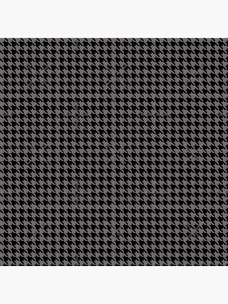 "Houndstooth (gray)" Photographic Print by quinnhopp | Redbubble