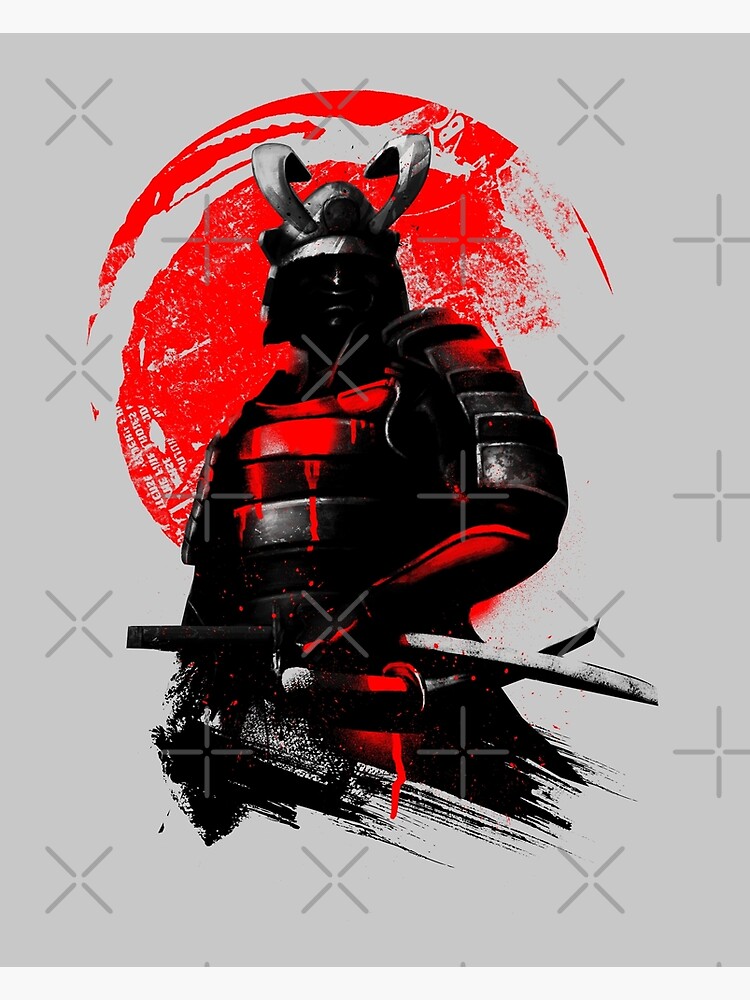 "Samurai Warrior" Poster for Sale by clingcling | Redbubble