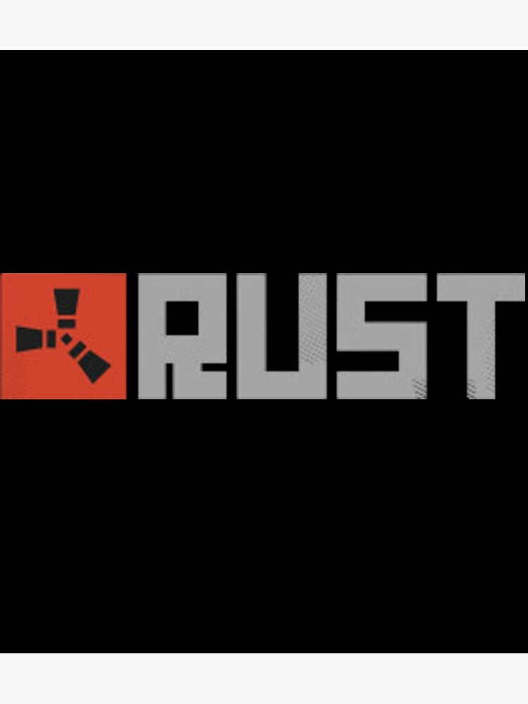 "Rust Logo Artwork" Poster by jovanx011 | Redbubble