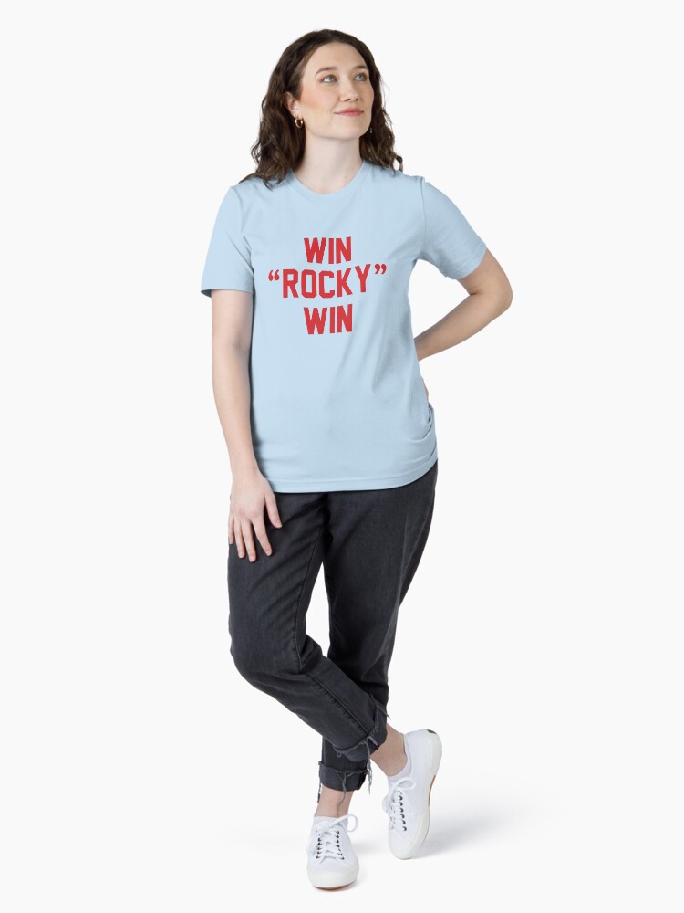 "WIN ROCKY WIN" Essential T-Shirt for Sale by HeyBeardMon | Redbubble