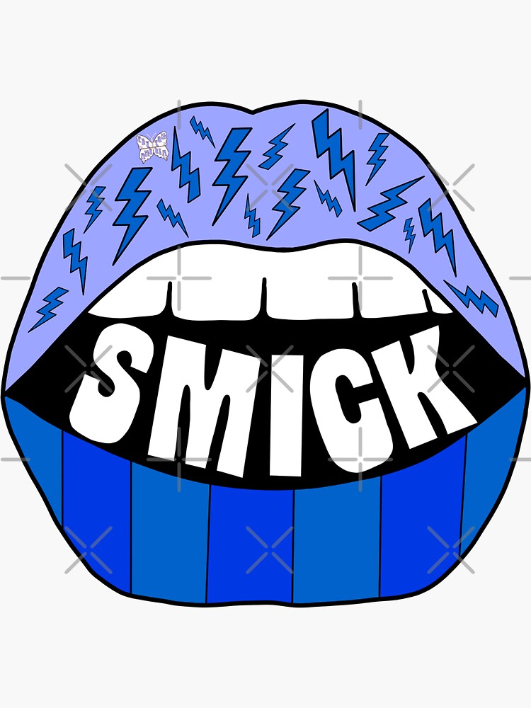 "Smick lips" Sticker for Sale by peeeyyyton | Redbubble