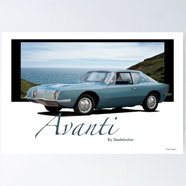 "1963 Avanti by Studebaker" Poster for Sale by DaveKoontz | Redbubble