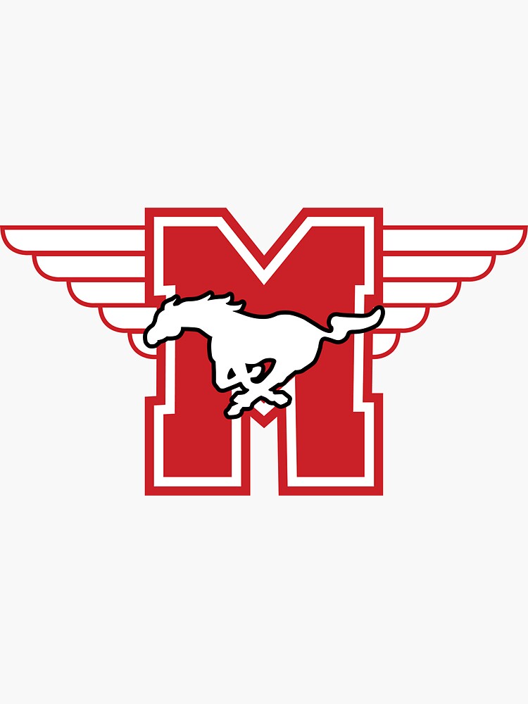 "Hamilton Mustangs" Sticker for Sale by HeyBeardMon | Redbubble