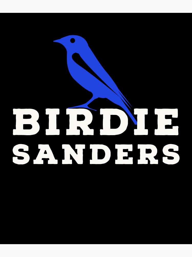 "Birdie Sanders" Sticker for Sale by raiderwren | Redbubble