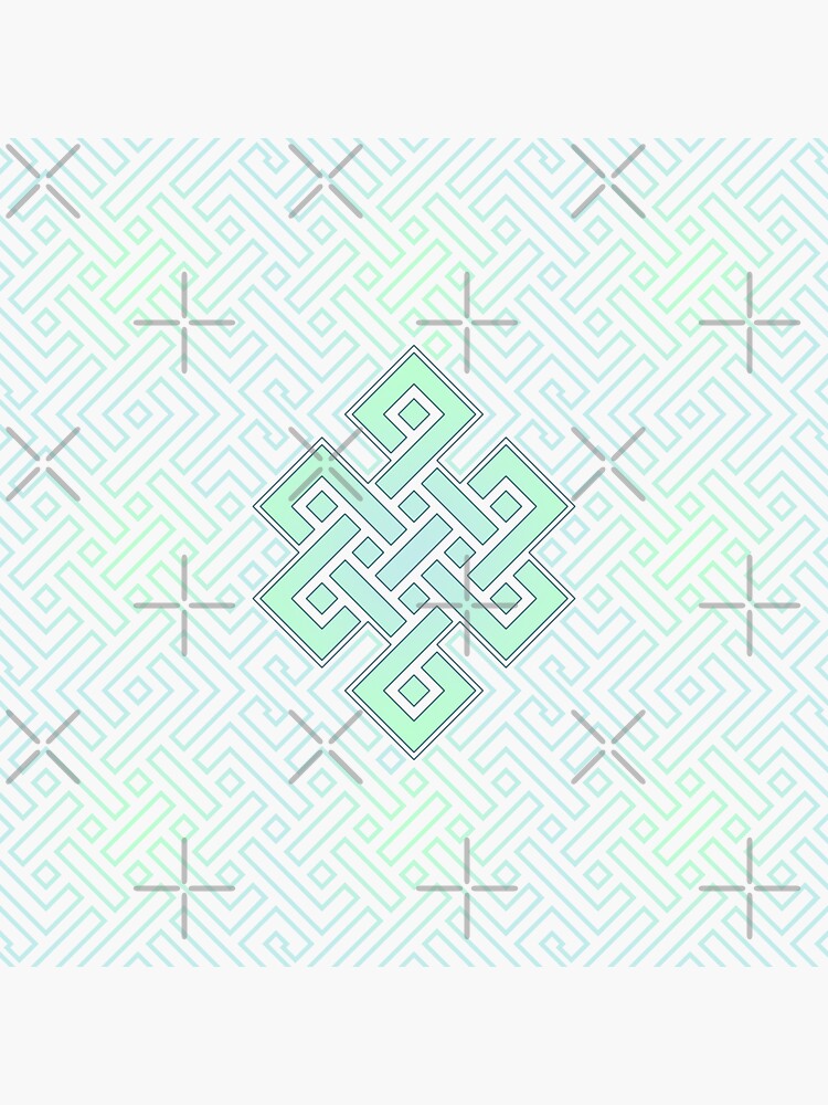 "Shrivatsa Knot Pattern" Sticker for Sale by kernowerno | Redbubble