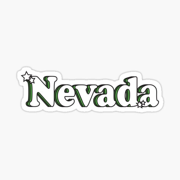 "Nevada" Sticker by Dkderosa | Redbubble