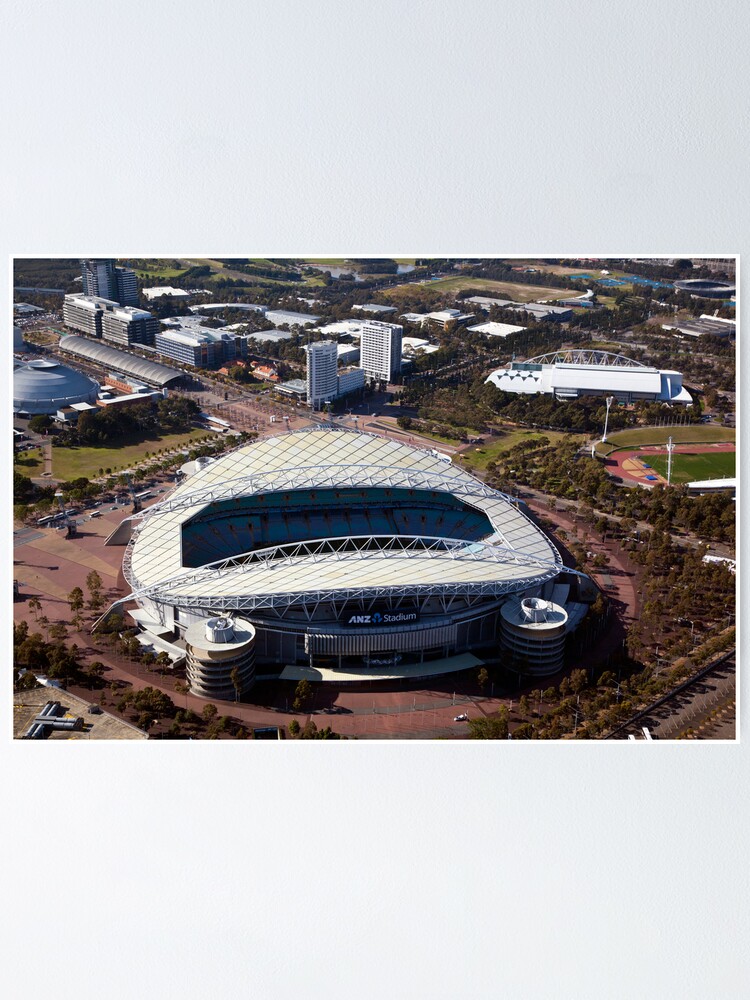 "ANZ Stadium, Sydney" Poster for Sale by Katon | Redbubble
