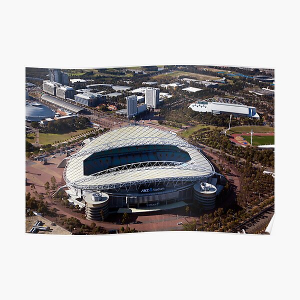 "ANZ Stadium, Sydney" Poster for Sale by Katon | Redbubble