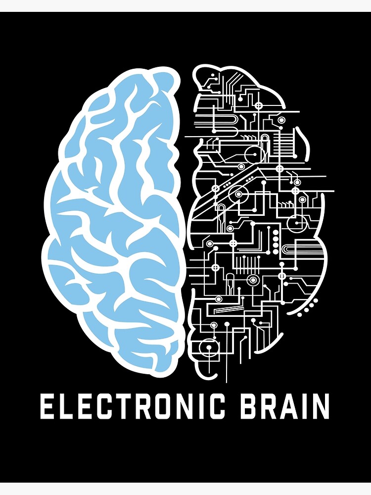 "ELECTRONIC BRAIN" Art Board Print for Sale by artdesignforyou | Redbubble