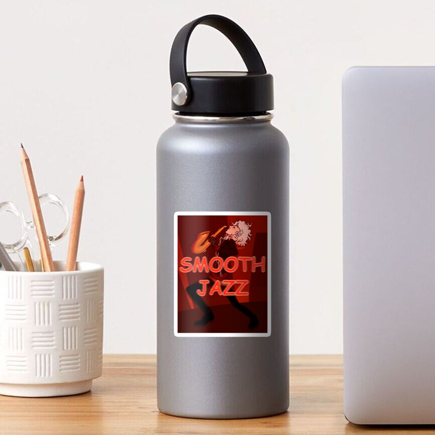"SMOOTH JAZZ" Sticker for Sale by KB20XX | Redbubble