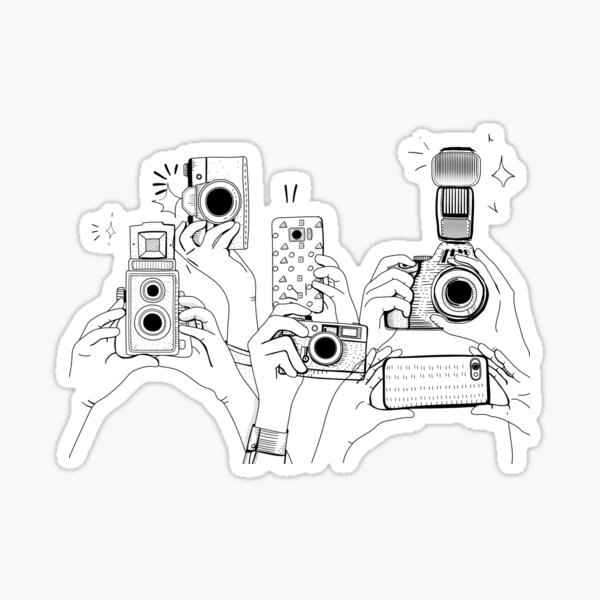 "Furious reporters" Sticker for Sale by modopod1 | Redbubble