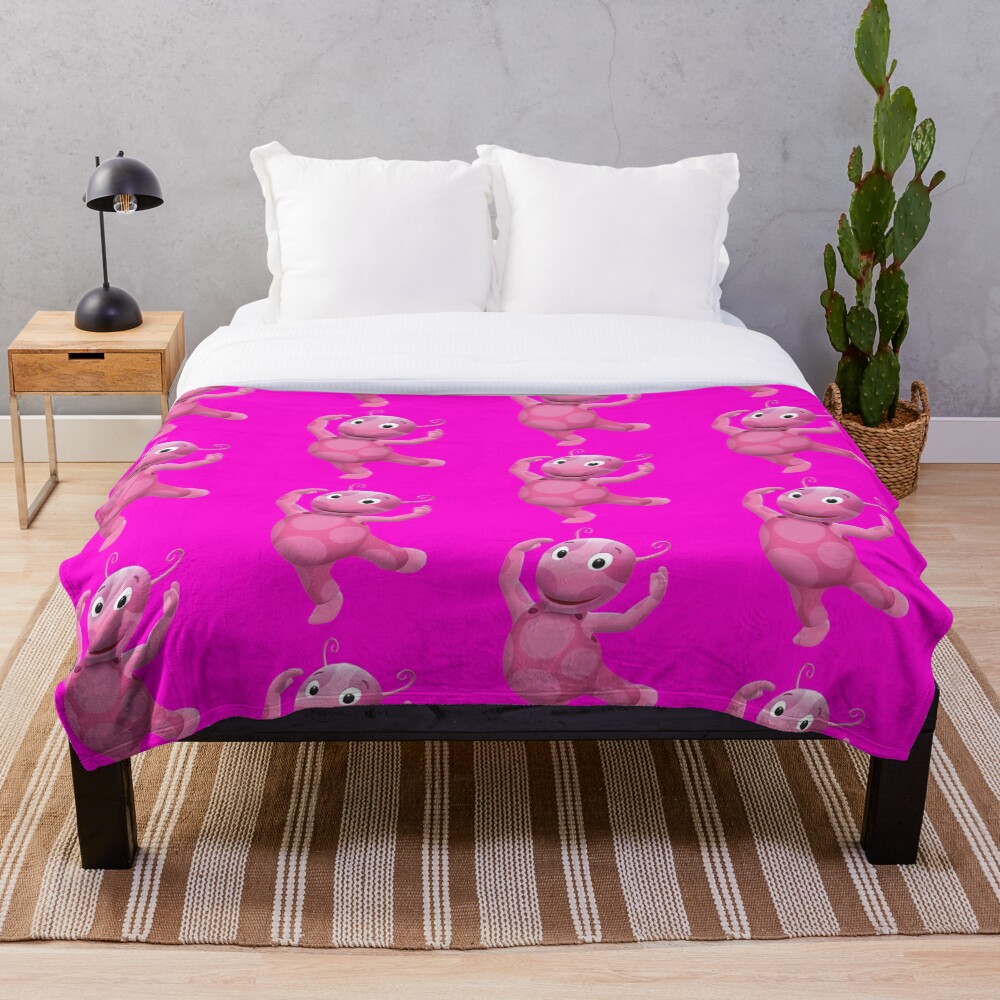 "(E)uniqua Backyardigans" Throw Blanket by bubbieguhm | Redbubble
