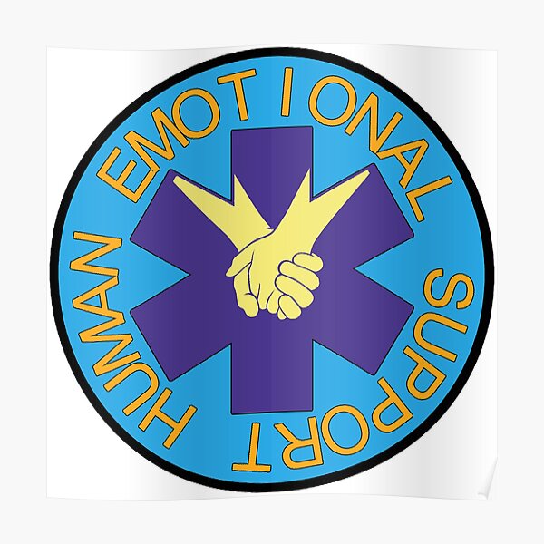 Emotional Support Posters | Redbubble