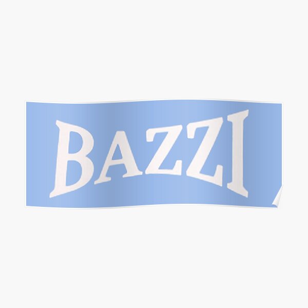 "Bazzi White" Poster by aestheticqueen | Redbubble