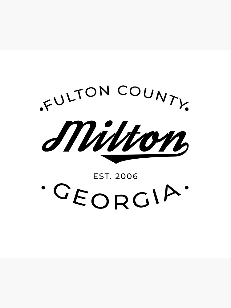 "Milton Georgia Fulton County City Logo" Sticker for Sale by ...
