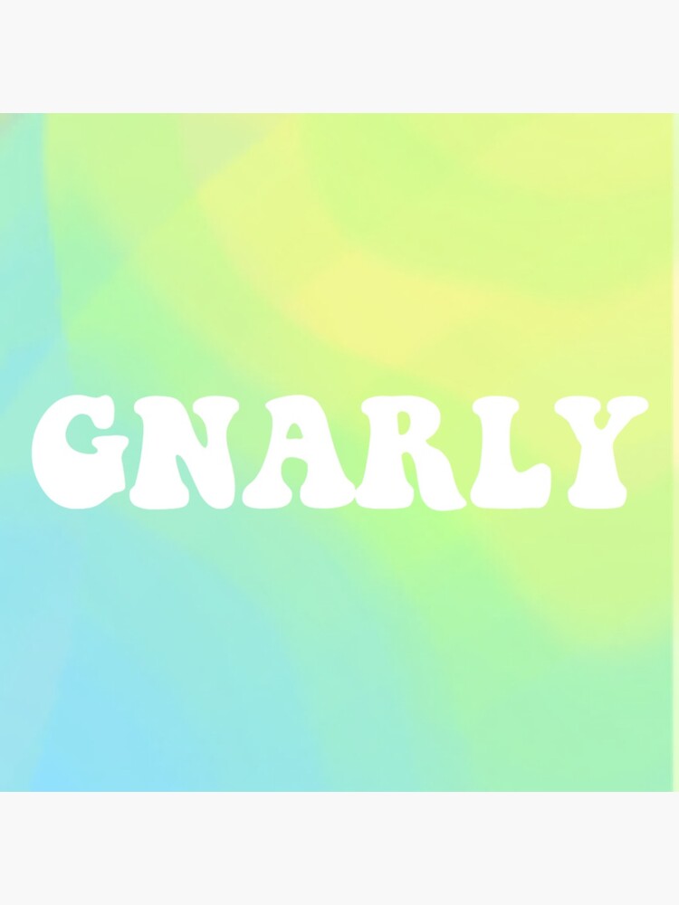 "Gnarly!" Sticker by nikiko25 | Redbubble