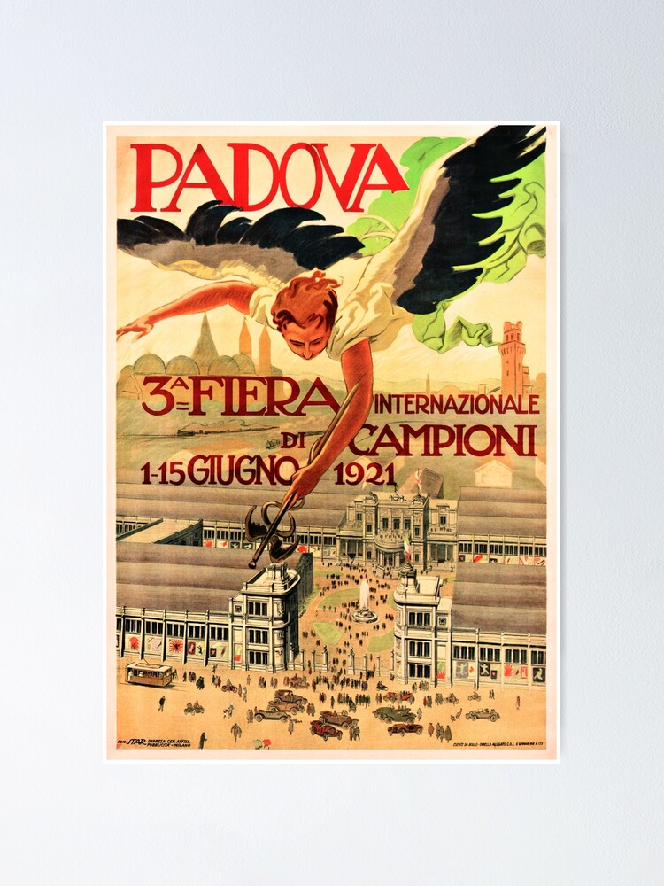 "ITALY PADOVA FIERA Internazionale Di Campioni 1921 Vintage Exposition ...