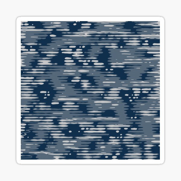 "Winter Camouflage Lines Digital Design Camo Patterns in Blue Shades ...