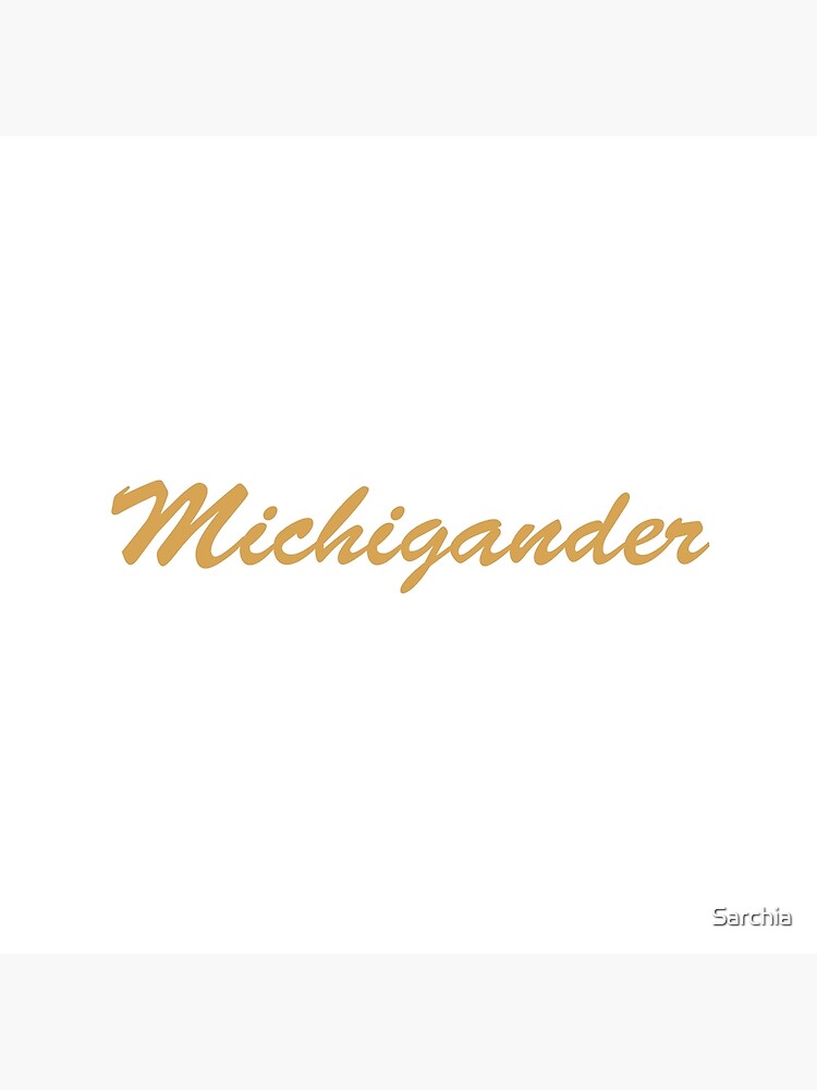 "Michigander - Michigan Native" Poster for Sale by Sarchia | Redbubble