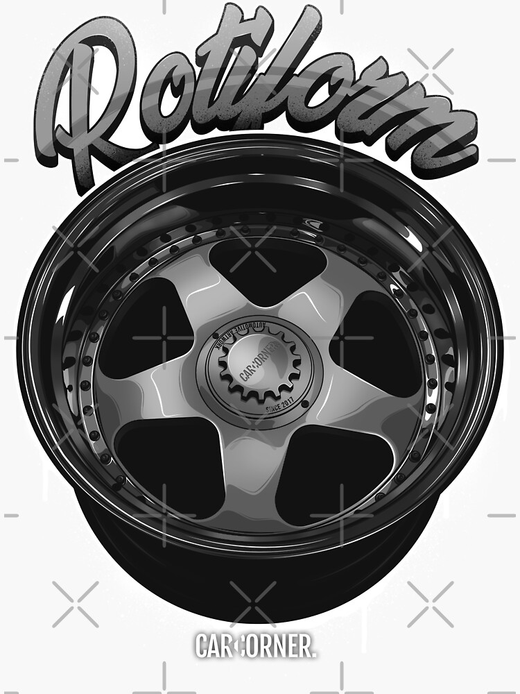 "Rotiform ROC - CarCorner" Sticker by Car-Corner | Redbubble