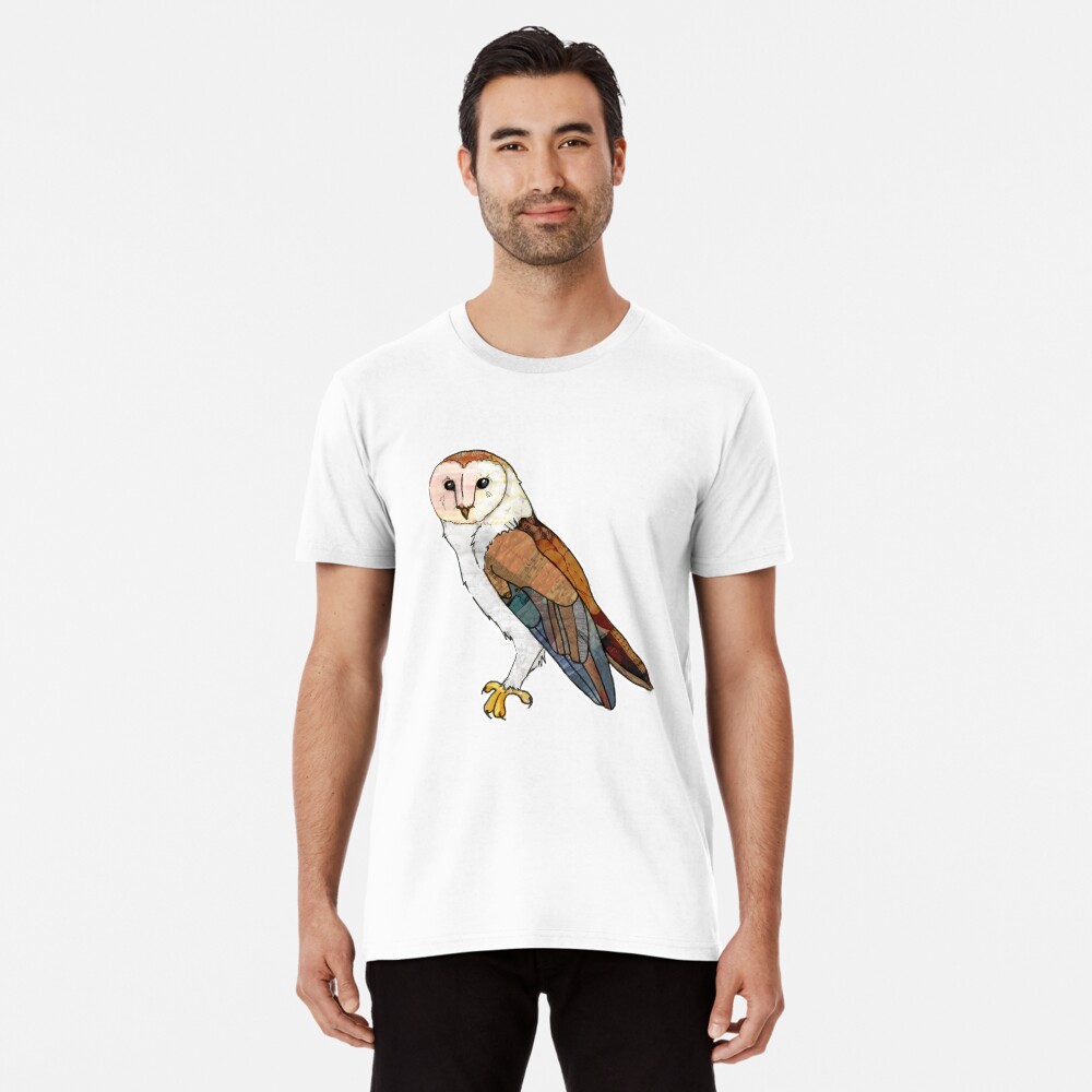 "Barn owl Patchwork" Sticker for Sale by katherineblower | Redbubble