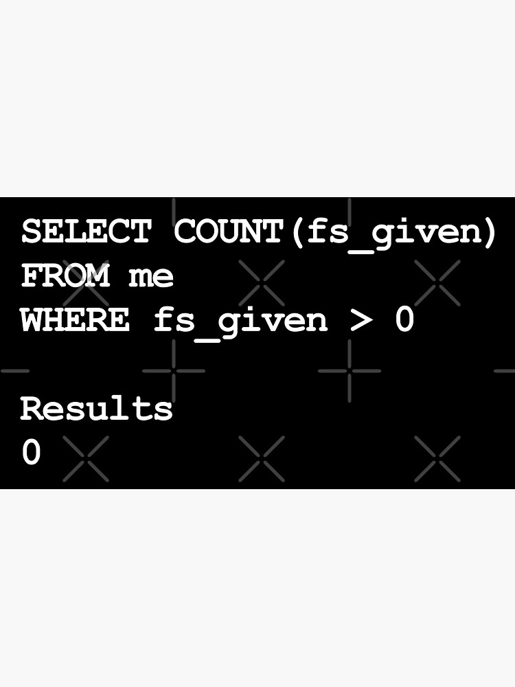 "Funny SQL Programming Joke Developer" Sticker for Sale by ...