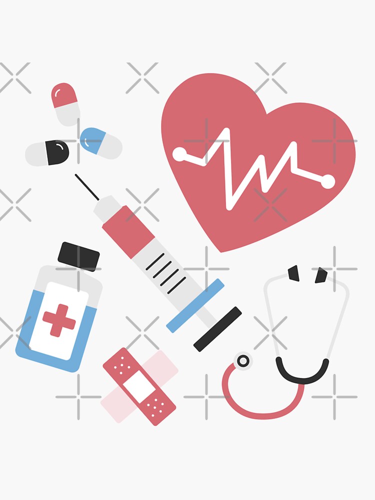 "Medizinische Medizin Design" Sticker von AllisonDawn15 | Redbubble