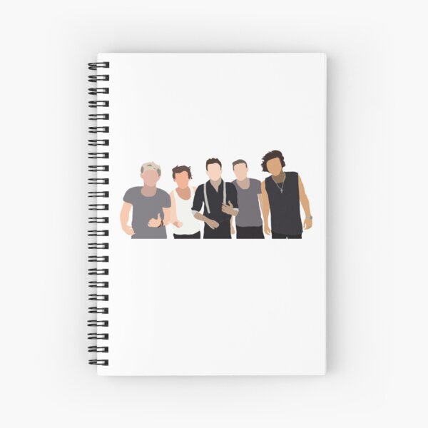 "One direction Solid Drawing" Spiral Notebook for Sale by aolaniiss ...