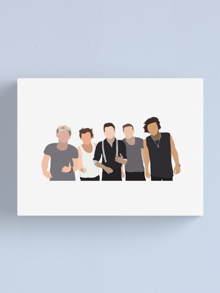 "One direction Solid Drawing" Canvas Print for Sale by aolaniiss ...
