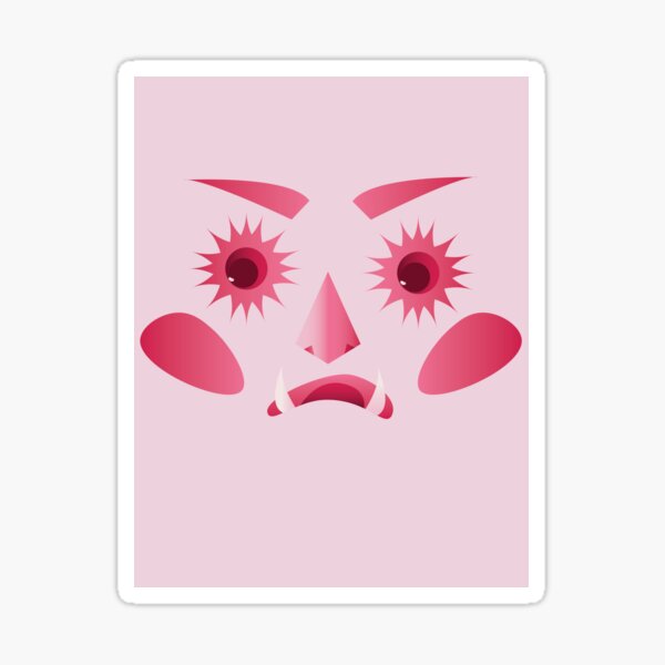 "Pink Monster" Sticker by Jakeczubinski | Redbubble