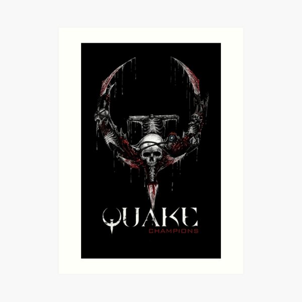 "Quake Print" Art Print for Sale by Bloodyspiriit | Redbubble