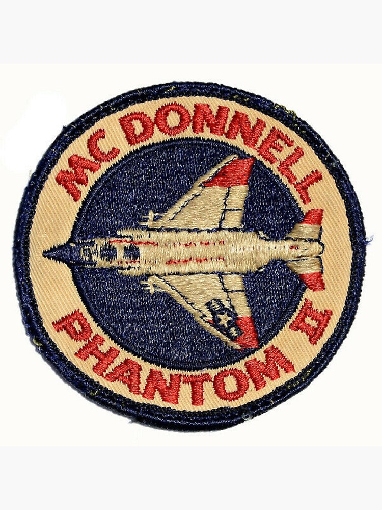 "McDonnell Phantom II F-4 Patch Sticker" Art Print for Sale by ...