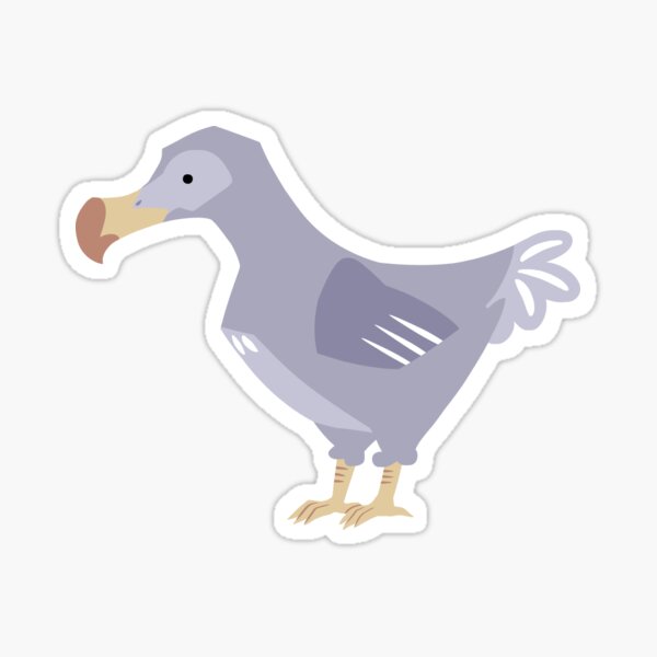 "Dodo" Sticker by smolasianartist | Redbubble