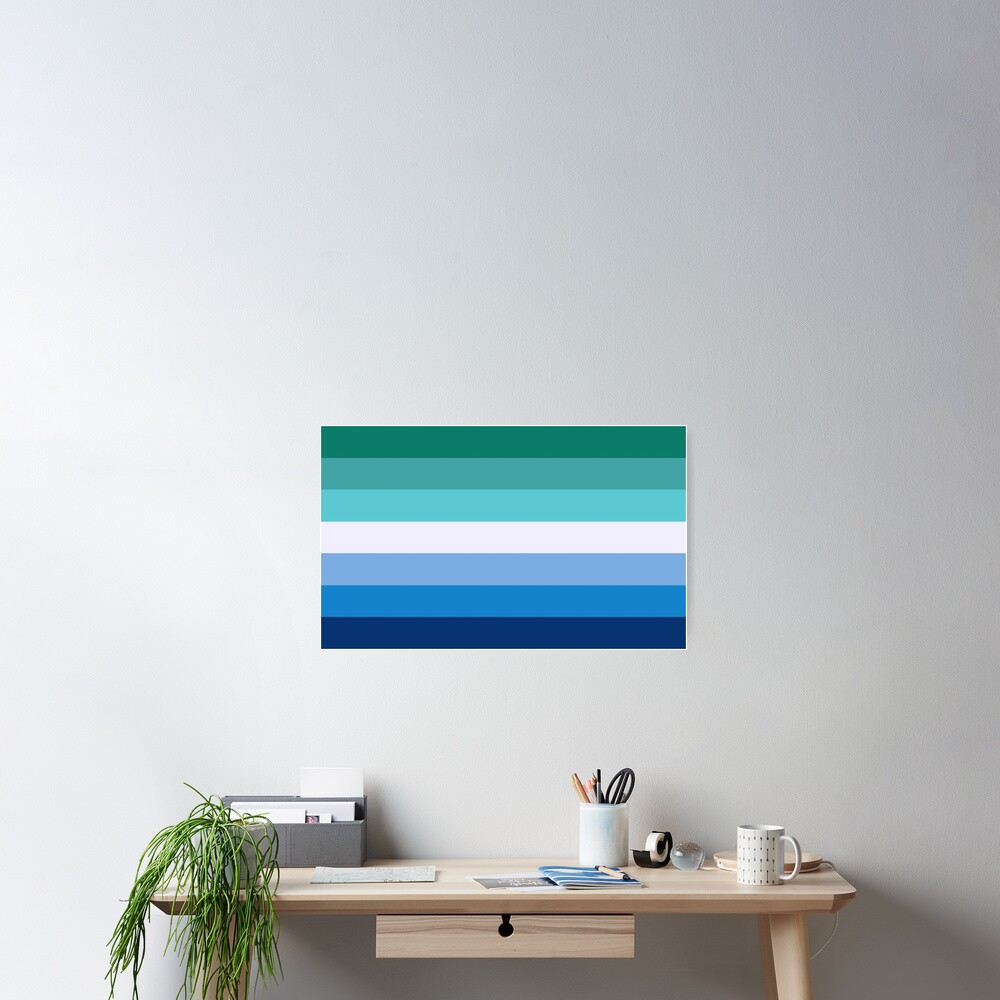 "Gay male flag" Poster for Sale by PhantakuStuffs | Redbubble