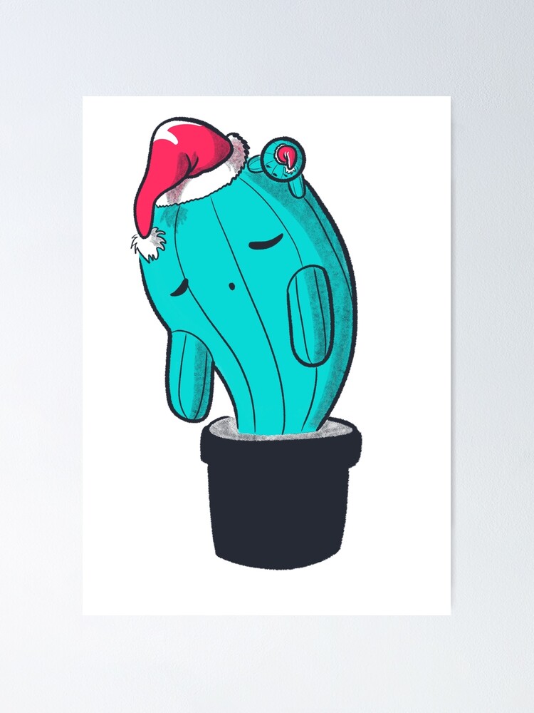 "Sleeping Cactus (Snow White)" Poster for Sale by LeeicoShop | Redbubble