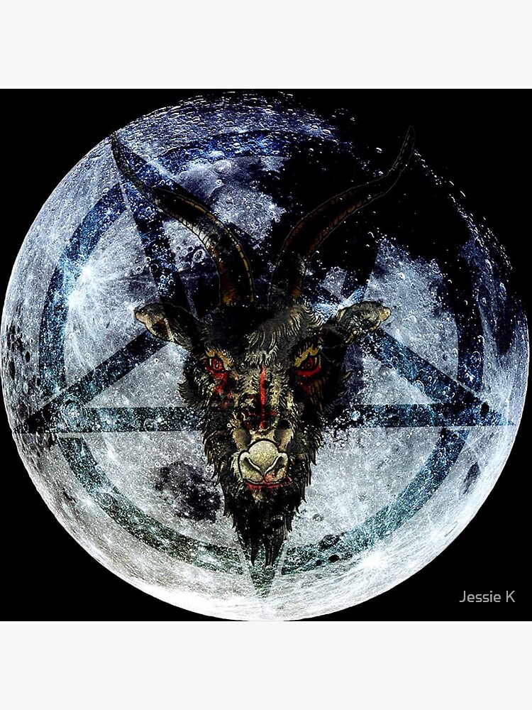 "Moon Goat" Sticker for Sale by jesskiddingp | Redbubble