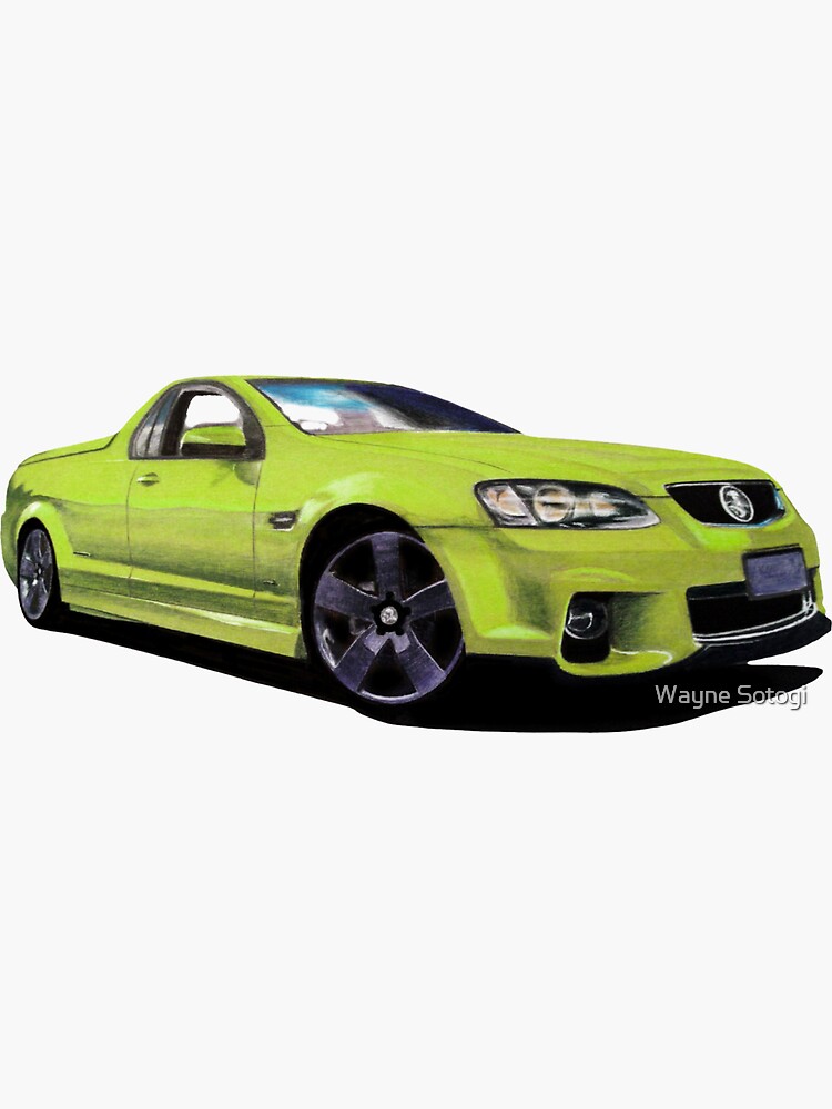 "2010 VE Holden Commodore SV6 Ute" Sticker for Sale by EAandDW | Redbubble
