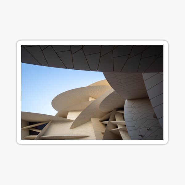 "Doha, Qatar National Museum." Sticker for Sale by sma1050 | Redbubble