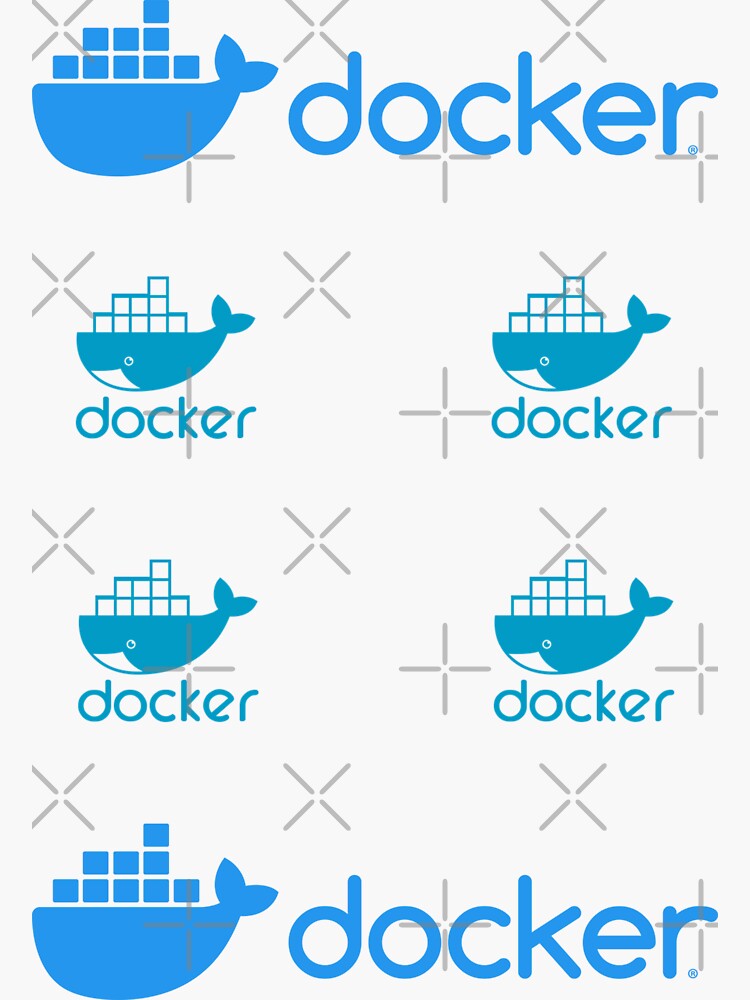 "Docker sticker pack" Sticker by leesander | Redbubble