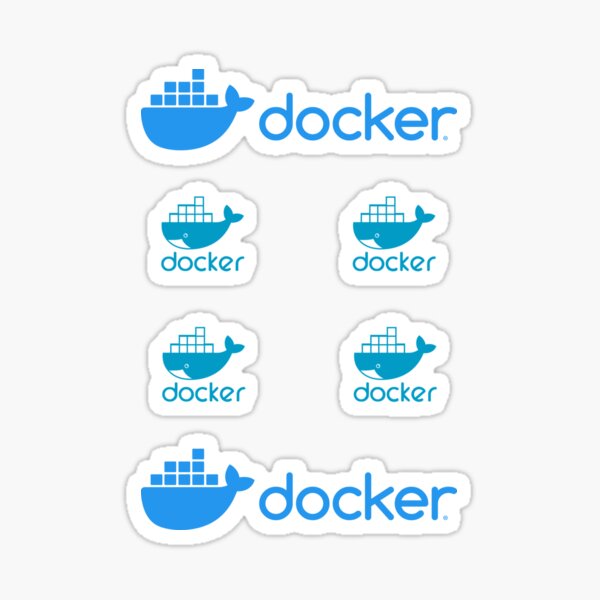 "Docker sticker pack" Sticker by leesander | Redbubble