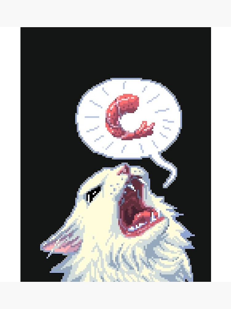 "8-bit Shrimpin' Thurston the cat" Art Print for Sale by jamesdeszxcu ...